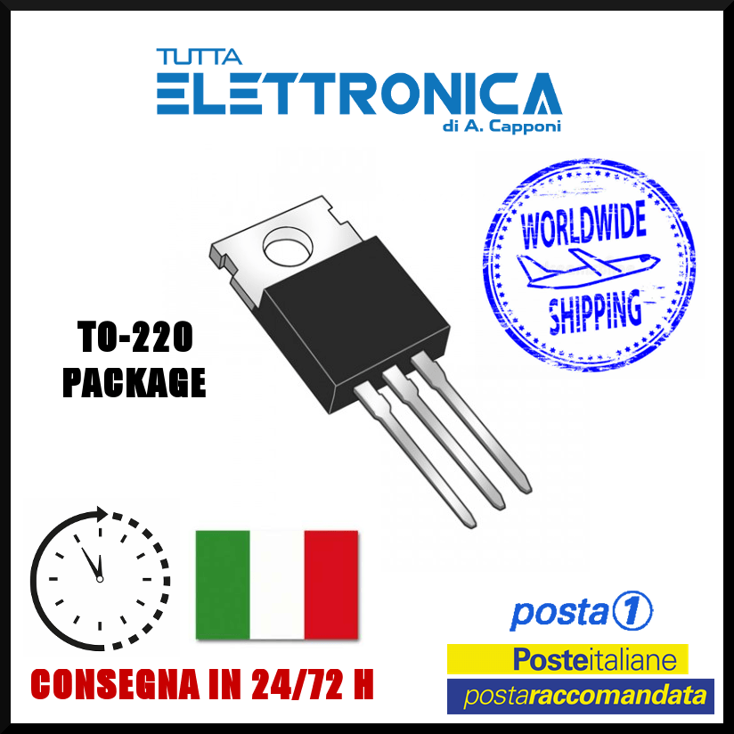 7805 UA7805 LM7805 L7805 IC/CI TO-220 Reg. Tensione Circuito integrato ...